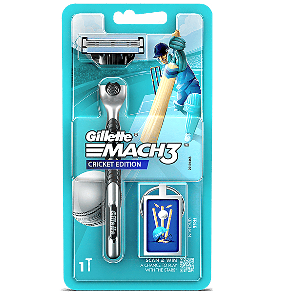 Buy Gillette Mach 3 Razor & Cartridge Online at Best Price of Rs 237.5 ...