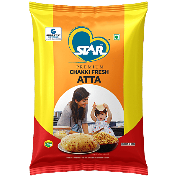 Buy Star 555 Premium Chakki Fresh Atta Online at Best Price of Rs 442. ...