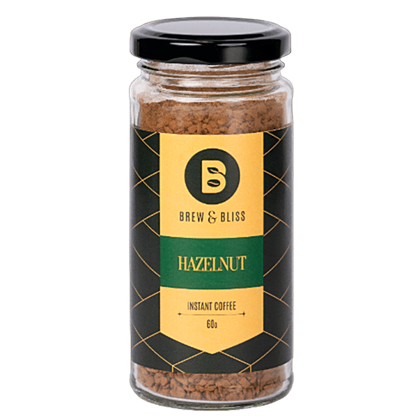 Buy Brew & Bliss Hazelnut Instant Coffee Online at Best Price of Rs 228 ...