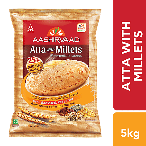 Buy Aashirvaad Atta With Millets Online at Best Price of Rs 346.53 ...