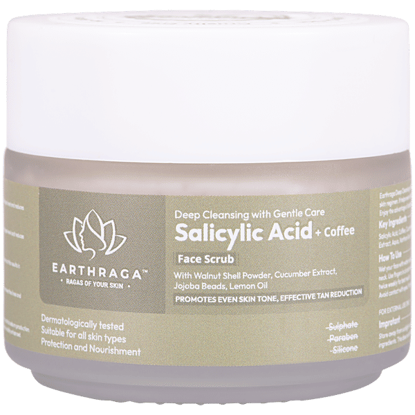 Buy Earthraga Deep Cleansing With Gentle Care Salicylic Acid & Coffee ...