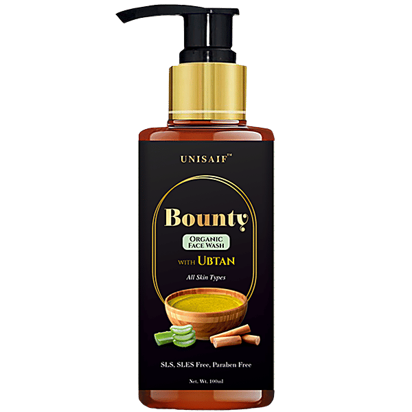 Buy Unisaif Bounty Organic Facewash - With Ubtan Online at Best Price ...