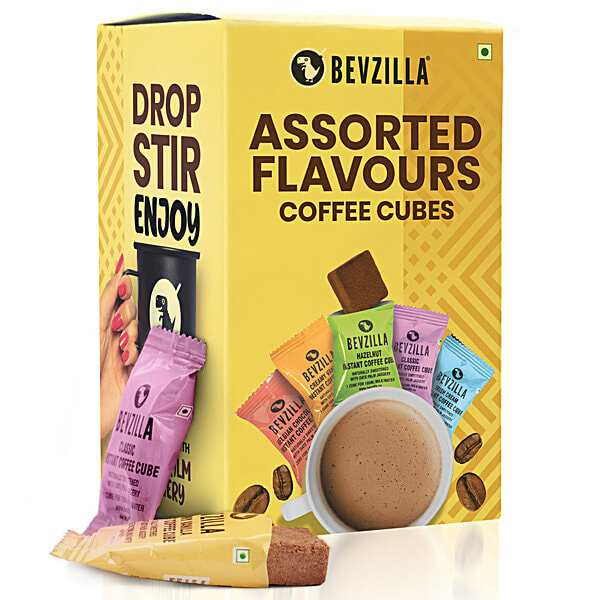 Buy Bevzilla Instant Coffee Cubes - Assorted Flavours Online at Best ...