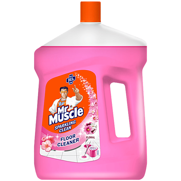 Buy Mr. Muscle Floor Cleaner Liquid - Floral Fragrance Online at Best ...