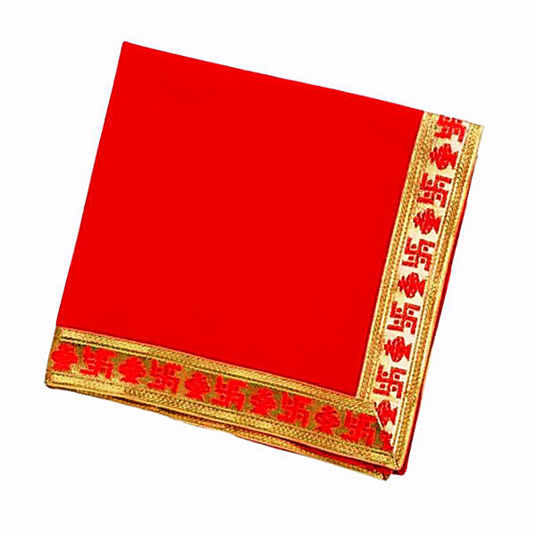 Buy Creative Space Lal Puja Kapda/Red Velvet Cloth - For Auspicious ...