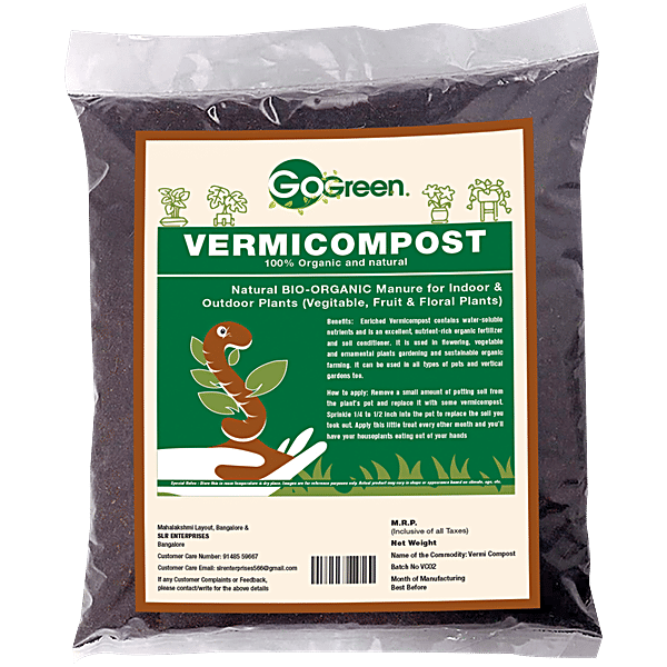 Buy Go Green Vermi Compost Online at Best Price of Rs 99 - bigbasket