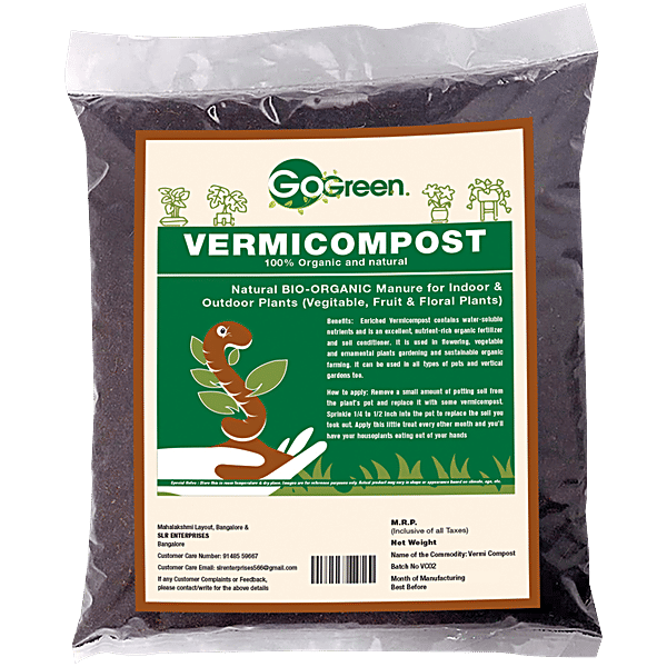 Buy Go Green Vermi Compost Online at Best Price of Rs 159.2 - bigbasket