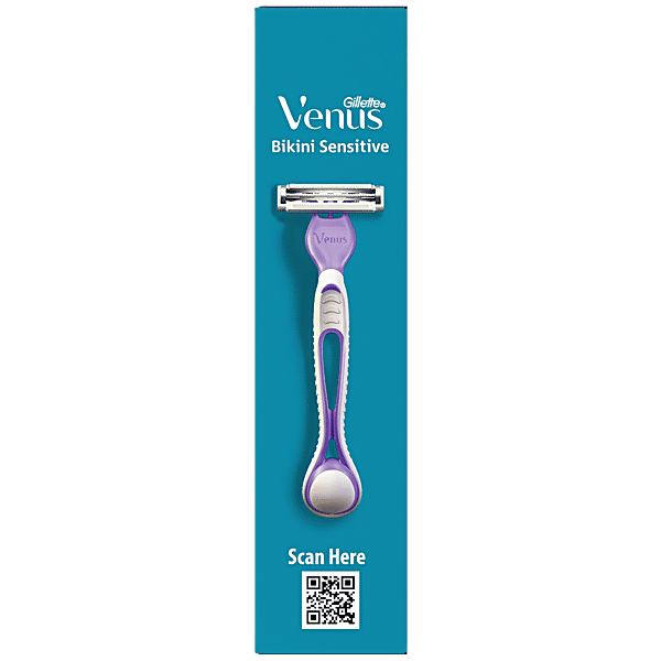 Buy Gillette Venus Bikini Sensitive Hair Removal Razor Online at Best ...