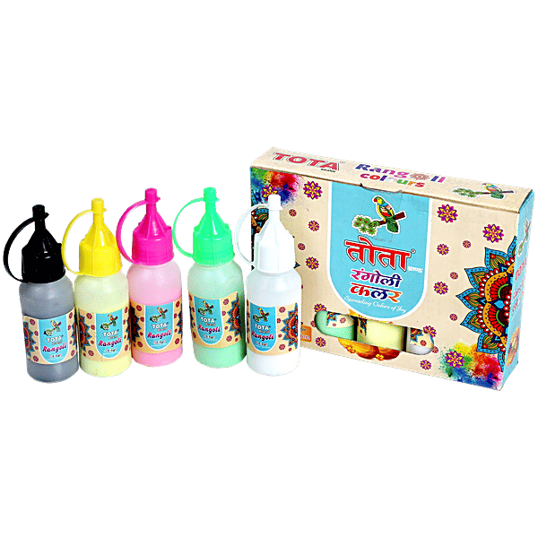 Buy Tota Rangoli Colour Powder Rang - For Festival Decoration, Puja ...