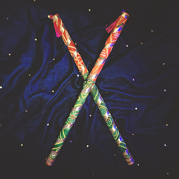 Buy House of Festivals Colourful Dandiya Sticks - For Navratri Garba ...