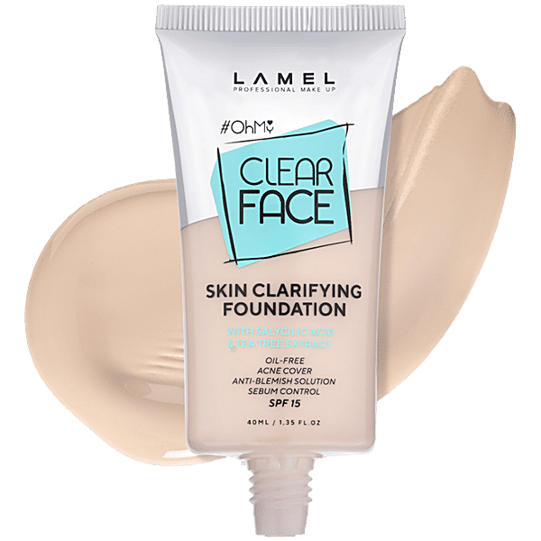 Buy Lamel Oh My Clear Face Skin Clarifying Foundation With SPF 15 ...