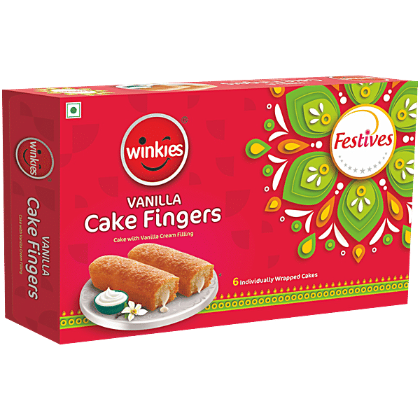 Buy Winkies Festives Vanilla Cake Fingers Online at Best Price of Rs ...
