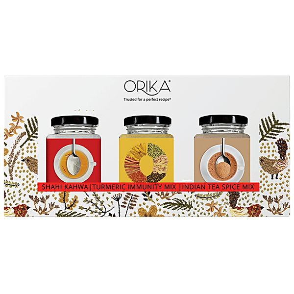 Buy Orika Shahi Kahwa, Turmeric Immunity Mix, Indian Tea Spice Mix ...