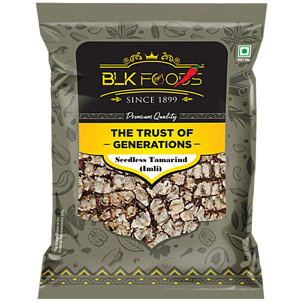 Buy BLK Foods Seedless Tamarind/Imli Online at Best Price of Rs 80 ...