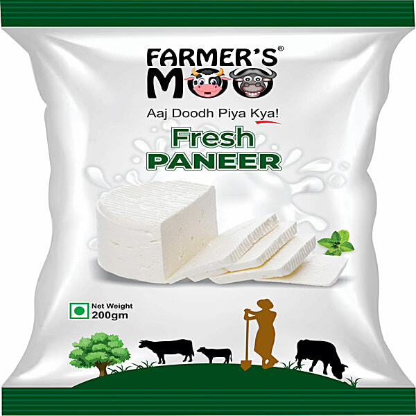 Buy Farmer's Moo Fresh Paneer Online at Best Price of Rs 85 - bigbasket