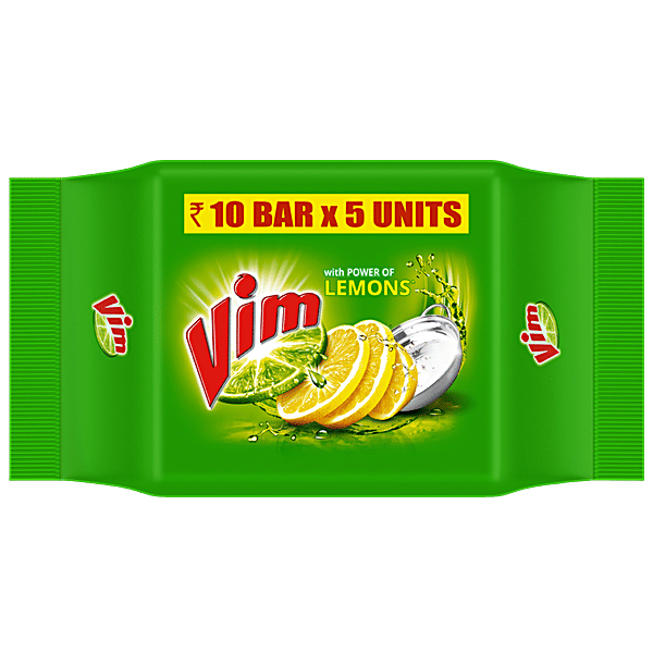 Buy Vim Dishwash Bar With Power Of Lemons - Multipack Online at Best ...