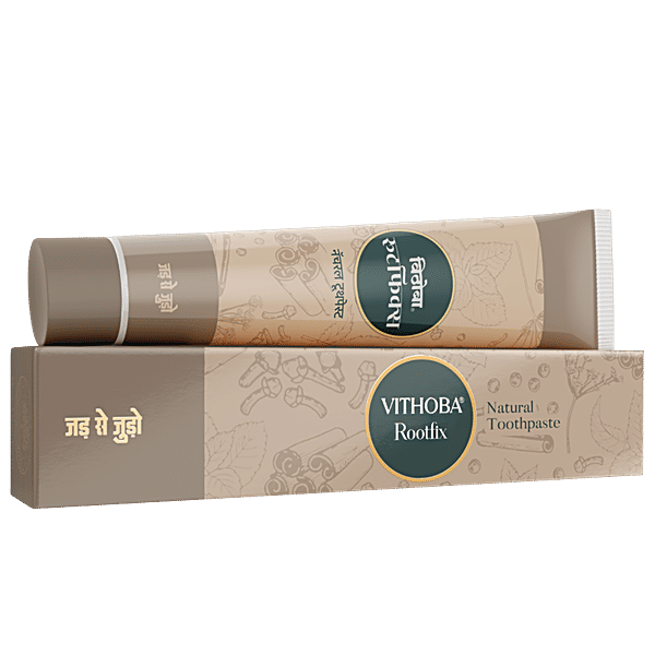 Buy Vithoba Rootfix Natural Toothpaste Online at Best Price of Rs 72 ...