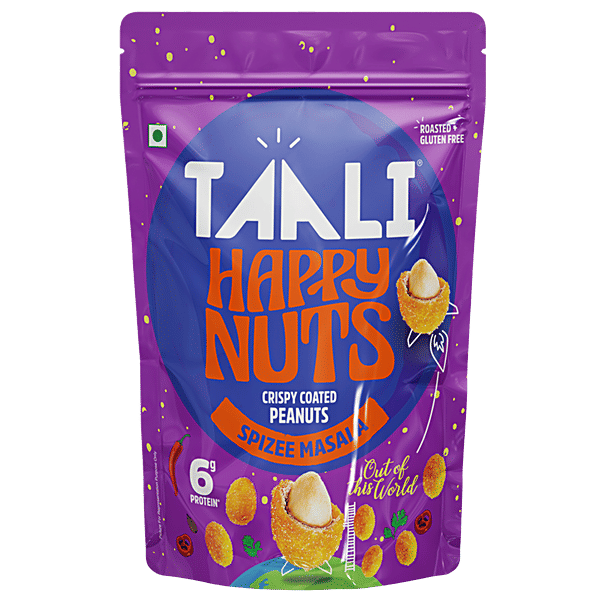 Buy TAALI Happy Nuts Spizee Masala Crispy Coated Peanuts Online at Best ...