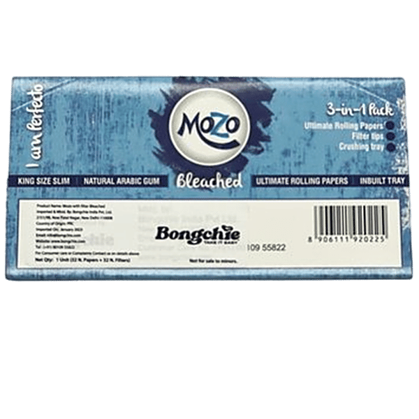 Buy MOZO Ultimate Rolling Papers With Filter Tips & Crushing Tray ...