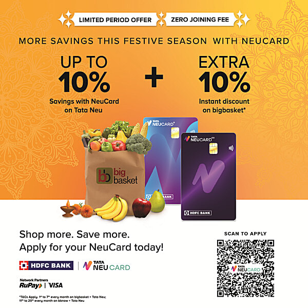 Buy Bigbasket Tataneu Credit card flyer Online at Best Price of Rs 0.01 ...
