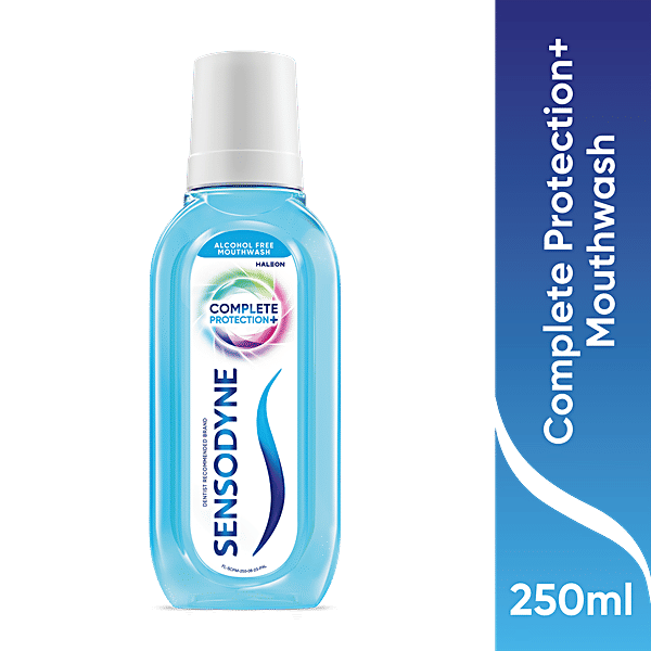 Buy Sensodyne Mouthwash Complete Protection+, Alcohol free Mouth Wash ...