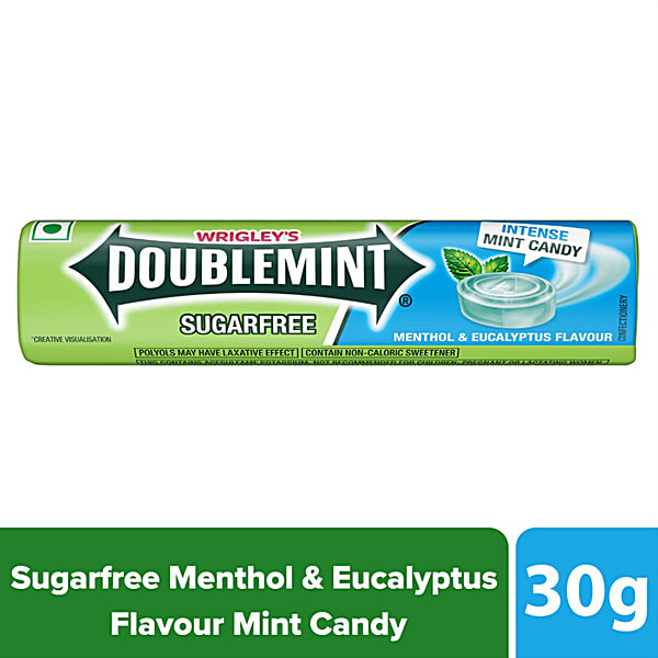 Buy Doublemint Sugarfree Intense Mint Candy - Menthol & Eucalyptus ...