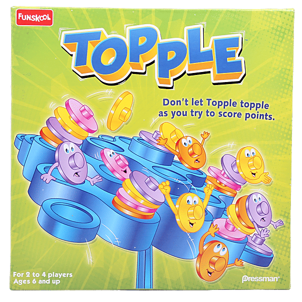 Buy Funskool Topple - Strategy Balancing & Skill Game, 2-4 Players, 6 ...
