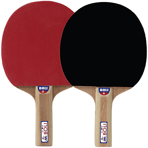 Buy Elan Duo Boli Table Tennis Racket Set - Assorted Colours Online at ...