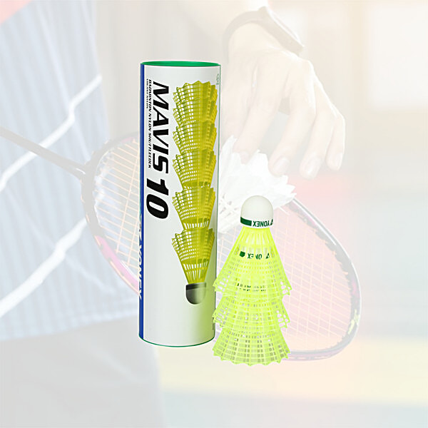 Buy Yonex Mavis 10 Badminton Shuttle Cock - Yellow Online at Best Price ...