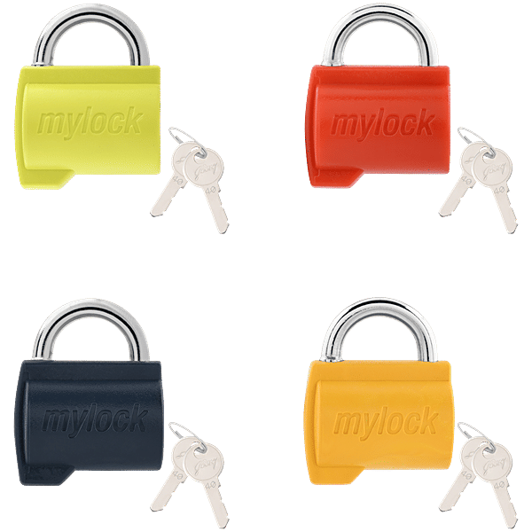 Buy Godrej Locks Mylock Candy Bag Lock With 2 Keys Online at Best Price ...