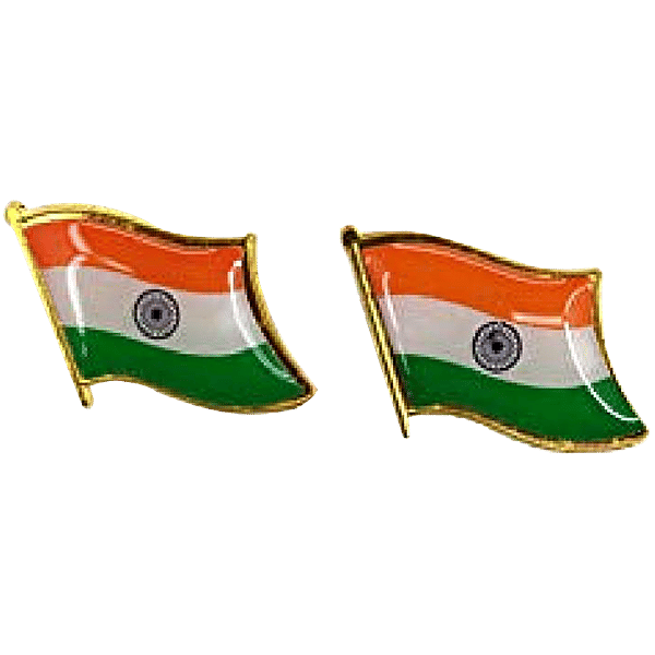 Buy Creative Space Tricolour Metal Badge, 10X2X6 cm Online at Best ...