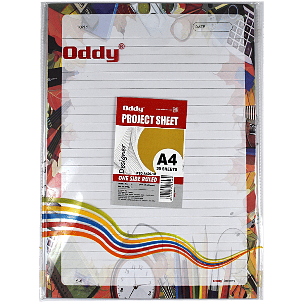 Buy Oddy Project Border Sheet Ruled Online at Best Price of Rs 72 ...