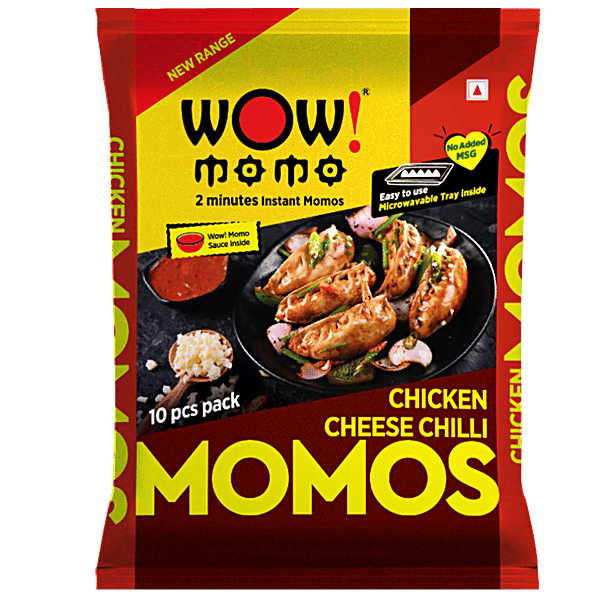 Buy Wow! Momo Chicken Cheese Chilli Momos Online at Best Price of Rs ...