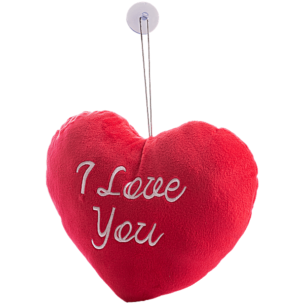 Buy Dimpy Stuff I Love You Embroidery On Heart Shaped Cushion With ...