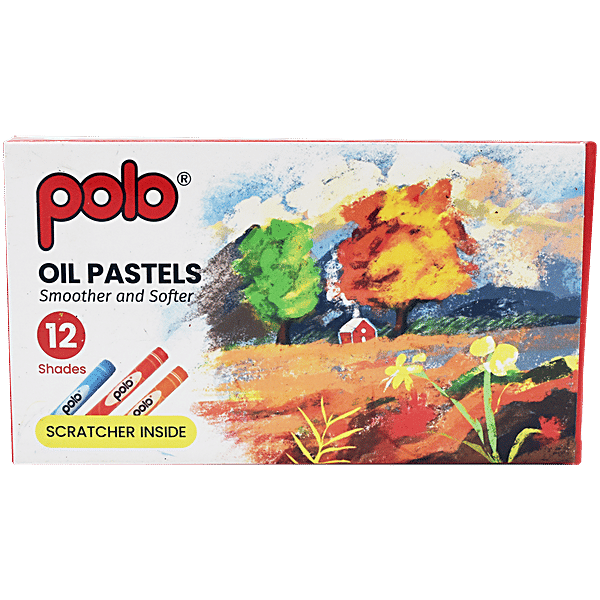 Buy Polo Oil Pastels - 12 Shades Online at Best Price of Rs 32 - bigbasket