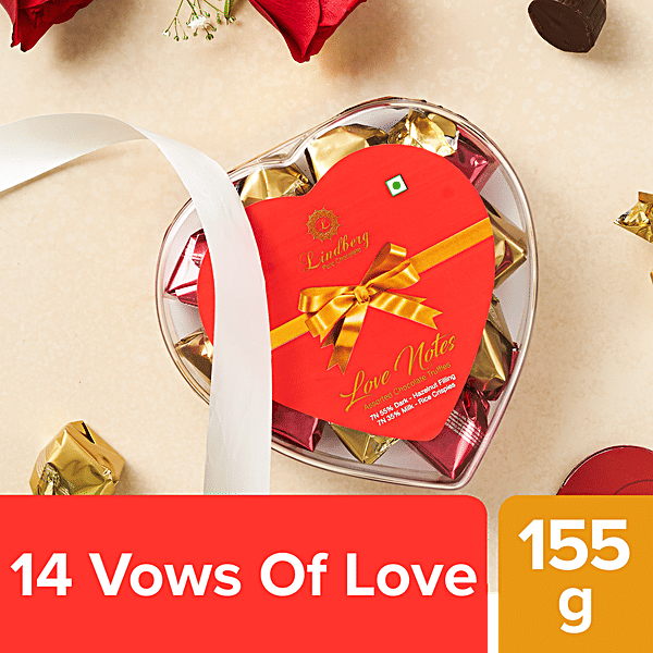 Buy Lindberg Love Notes - Assorted Centre Filled Chocolates Online at ...