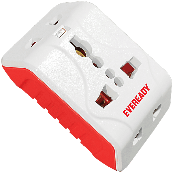 Buy Eveready Everprotect Multiplug 6A, Fire Retardant Body, LED ...