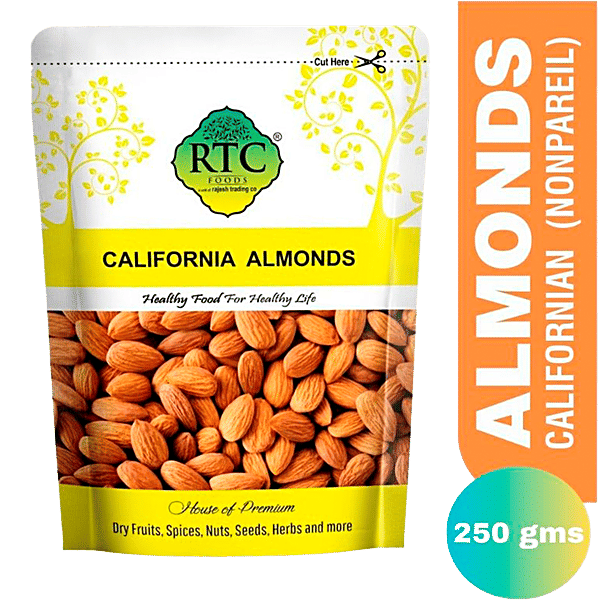 Buy RTC FOODS California Almonds Online at Best Price of Rs 375 - bigbasket