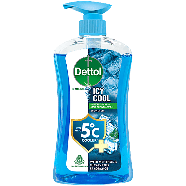 Buy Dettol Icy Cool Shower Gel - With Menthol Eucalyptus Fragrance ...