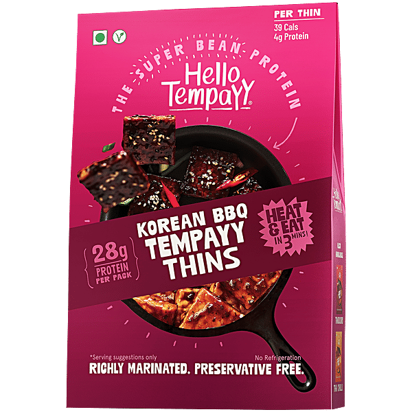Buy Hello Tempayy Korean BBQ Tempeh Thins - Clean, Lean Protein. Heat ...