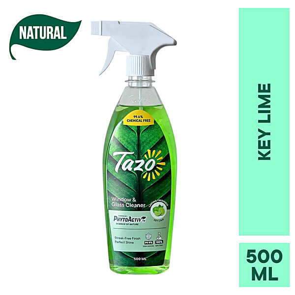 Buy Tazo Natural Window & Glass Cleaner-Key Lime 99.6% Chemical Free ...