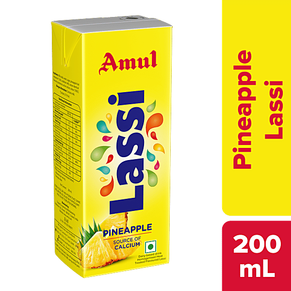 Buy Amul Pineapple Lassi Online at Best Price of Rs 22 - bigbasket