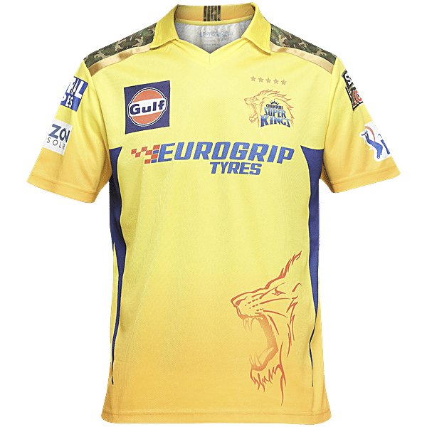 Buy Playr X Chennai Super Kings Fan Jersey T-Shirt Online at Best Price ...