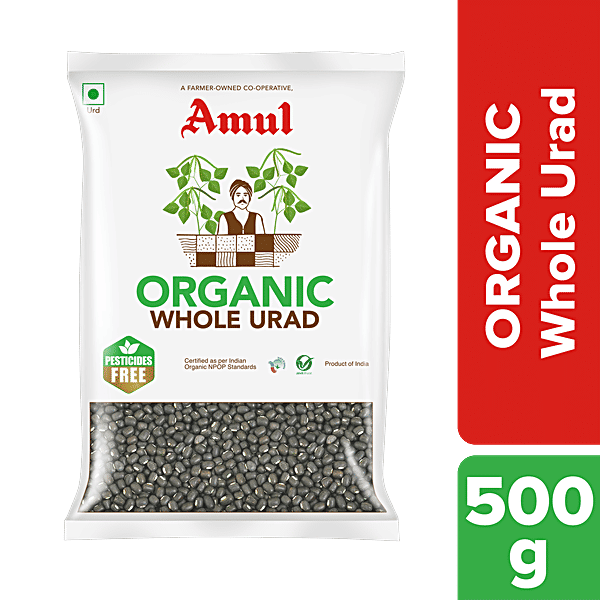 Buy Amul Organic Whole Urad Online at Best Price of Rs 90 - bigbasket