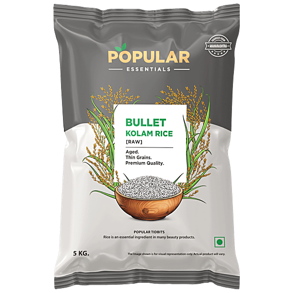 Buy Popular Essentials Bullet Kolam Raw Rice Online at Best Price of Rs ...