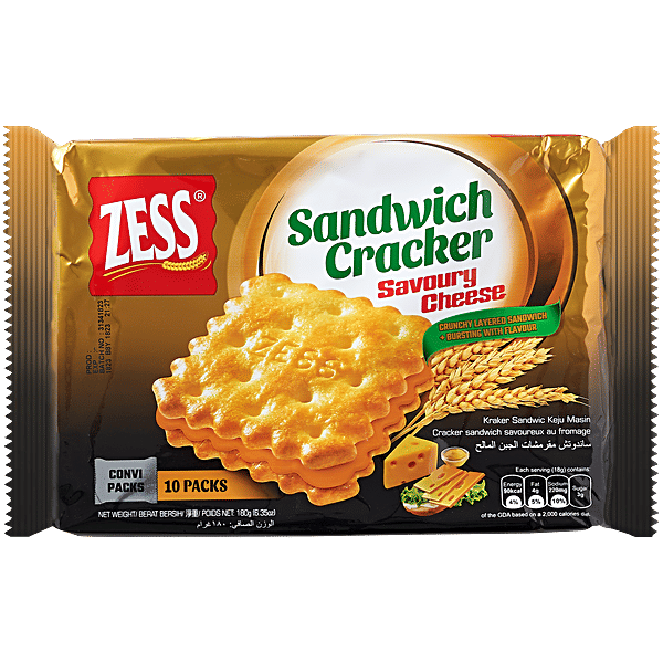 Buy Zess Savoury Cheese Sandwich Cracker Online at Best Price of Rs 170 ...
