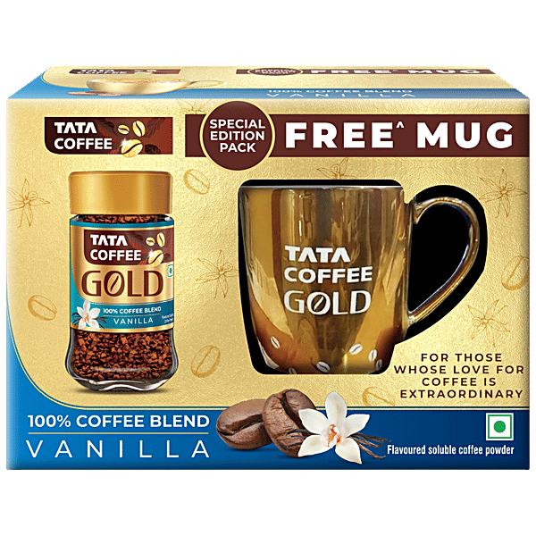 Buy Tata Coffee Gold Instant Coffee Powder - Vanilla Online at Best Price of Rs 300 - bigbasket