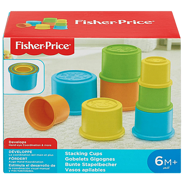 Buy Fisher Price Original Stacking Cups - Colourful Stacking Toys ...
