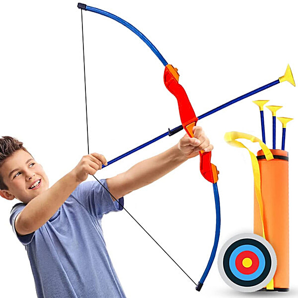 Buy Wembley Bow & Arrow Archery Set - With Suction Arrows, Bow, Target ...