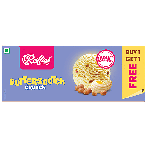 Buy Rollick Butterscotch Crunch Frozen Dessert Block Online at Best ...